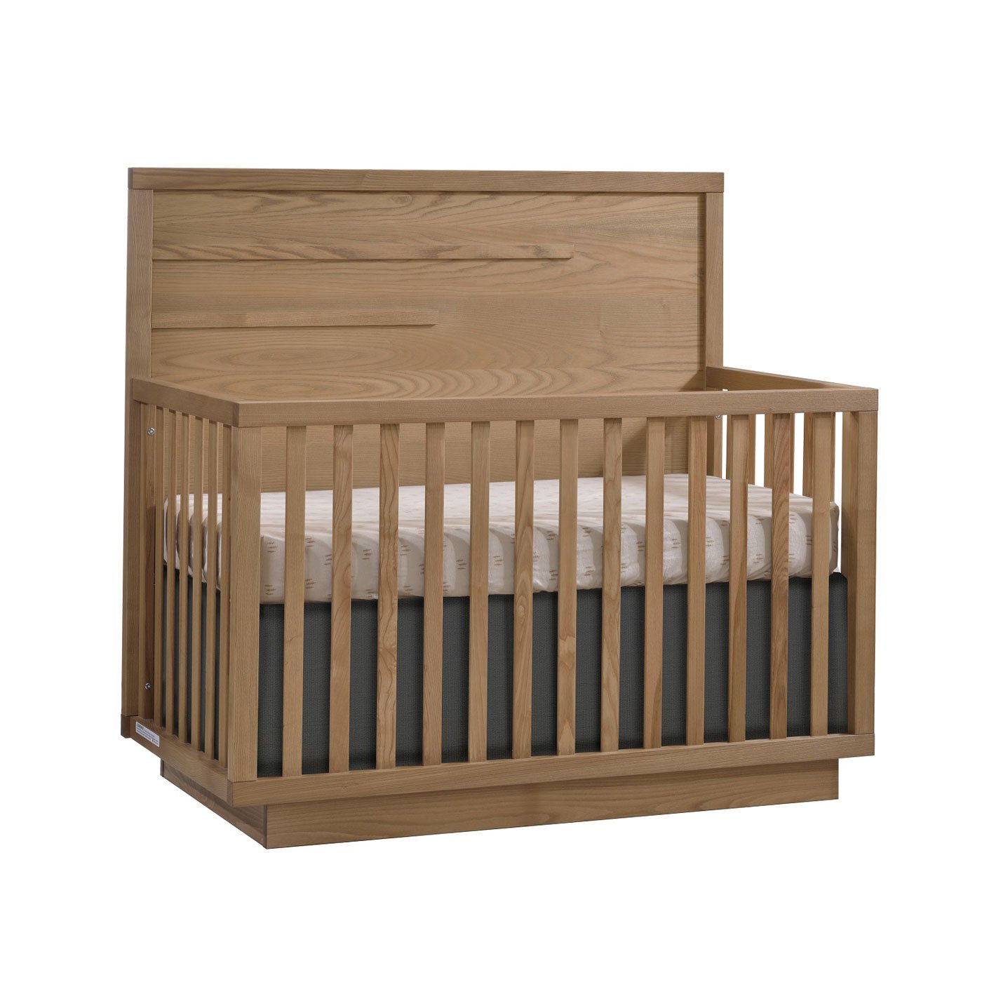 Natart - Como - 4-in-1 Convertible Crib with horizontal molding - Whea ...