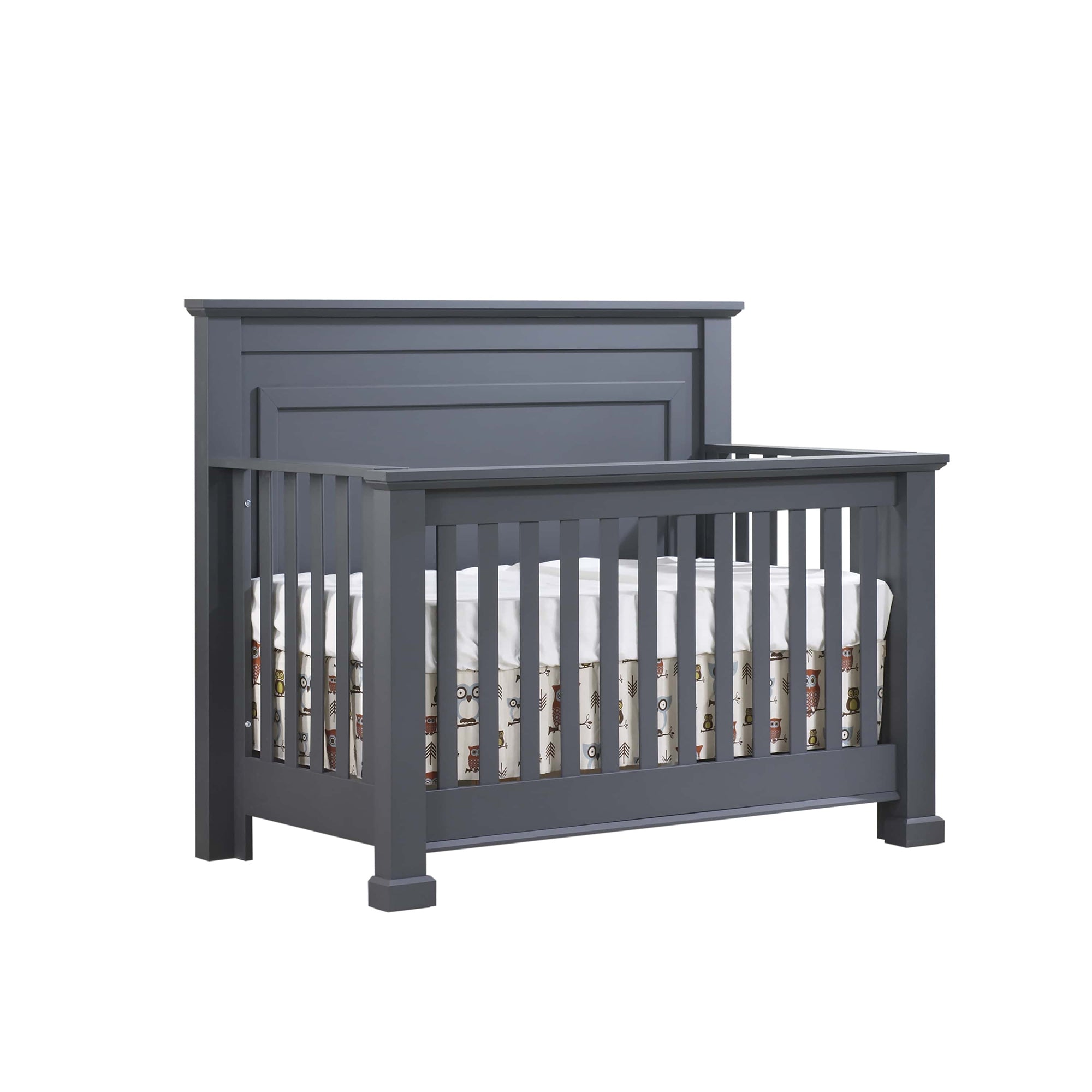 Natart - Taylor Graphite “5-in-1” Convertible Crib without panel – Tiny ...